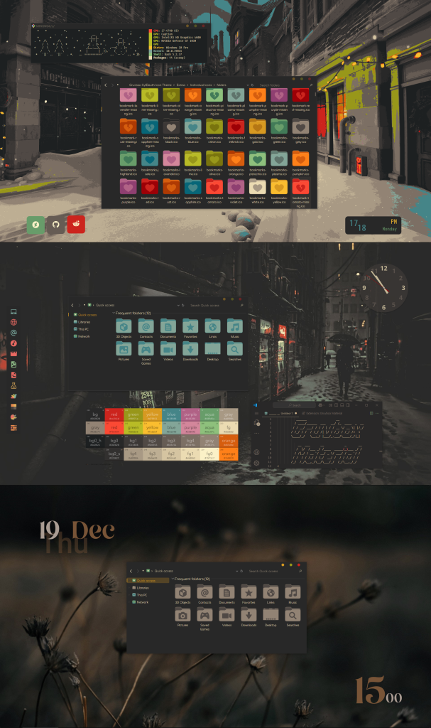 Gruvbox-SylEleuth Icon Theme - 7tsp GUI Theme Source Patcher