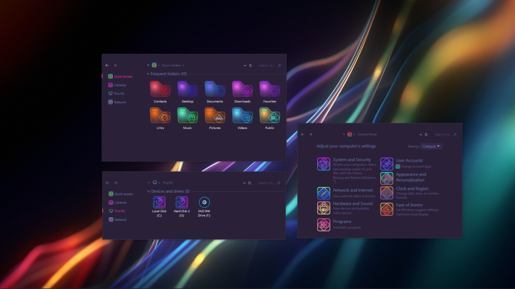 Neon-Dream Icon Theme - Theme Source Patcher
