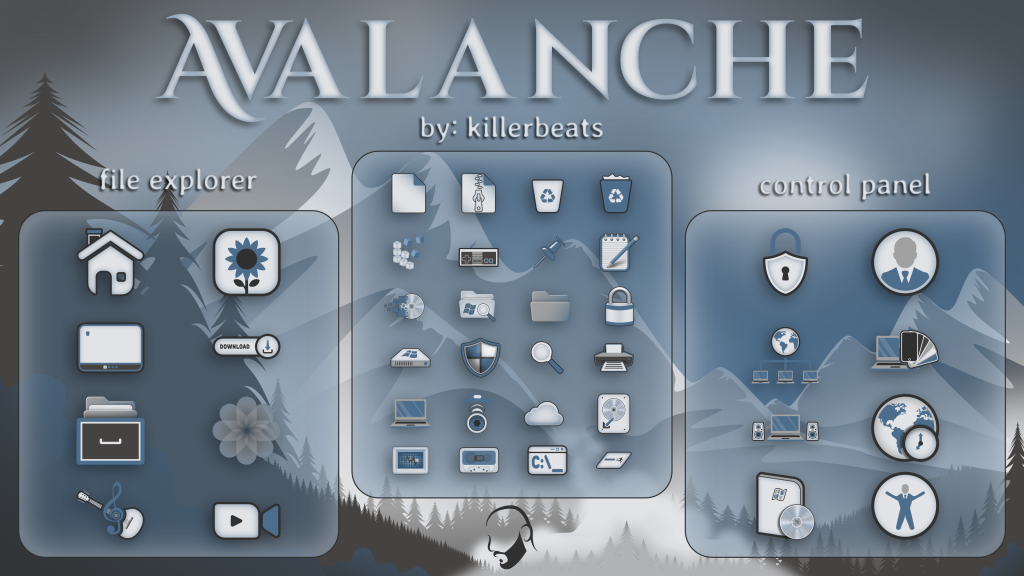 Avalanche IconPack 7TSP - Theme Source Patcher
