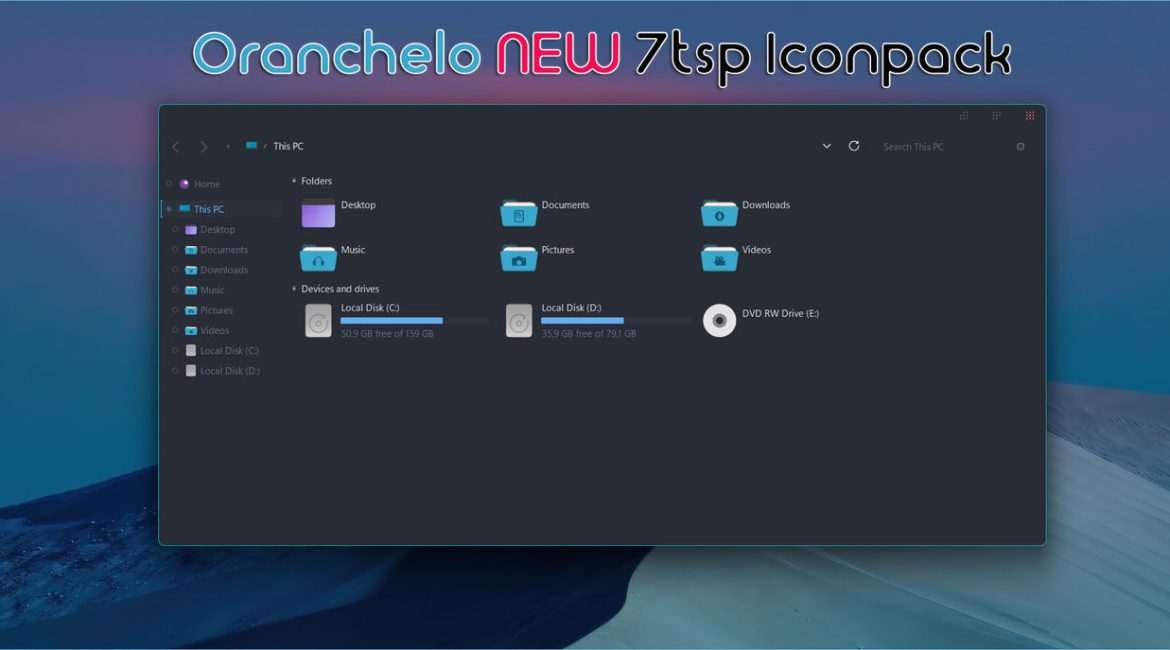 Oranchelo NEW IconPack 7TSP – Theme Source Patcher