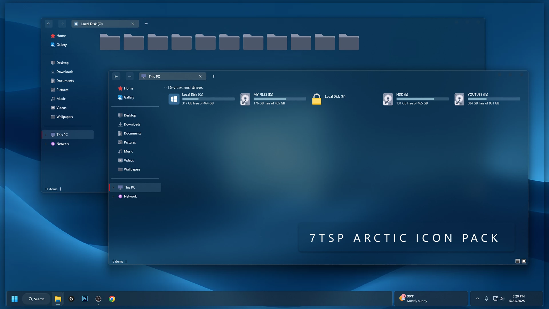 Arctic IconPack 7TSP - Theme Source Patcher